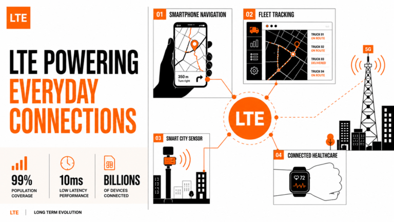 What Is LTE? 2026 Guide to 4G, LTE-A, LTE-M, NB-IoT & 5G - Spenza